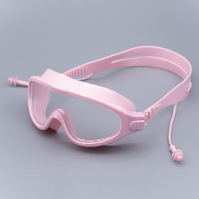 China Professional Big Frame Swimming Goggles for Children with Anti-Fog Waterproof and UV Protection Features for sale