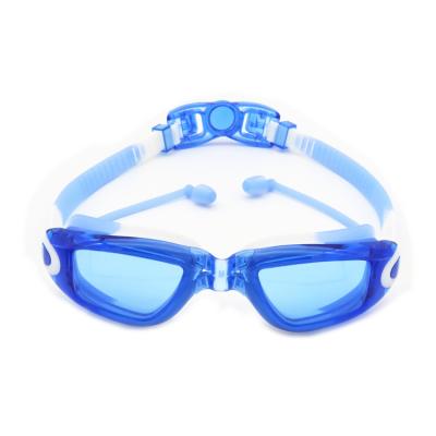 China Blue Lens Kids Swim Goggles Outdoor Swimming Goggles With  PC Frame for sale