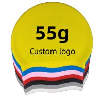 Quality Soft Silicone Anti Slip Waterproof Swimming Cap for Kids and Adults for sale