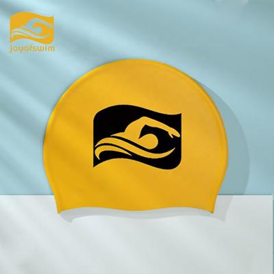 China Custom Logo Adult Swimming Cap With Waterproof And Anti Slip Design for sale