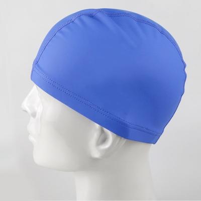 China PU Coated Comfortable Swimming Cap For Diving And Water Sports for sale
