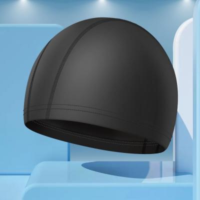 China Customization Silicone Swimming Hat Stylish Swim Caps Pure Color for sale