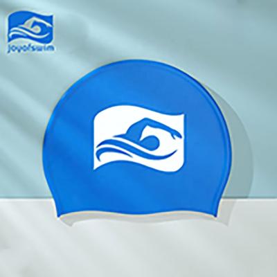 China Soft Silicone Waterproof Swimming Cap Skid Resistance  8 Color Options for sale