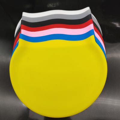 China Durable Custom Printed Silicone Swim Caps For Soft Waterproof Performance for sale