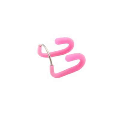 China Freediving Swimming Nose Clip with Stainless Steel Frame and Non Slip Silicone for sale