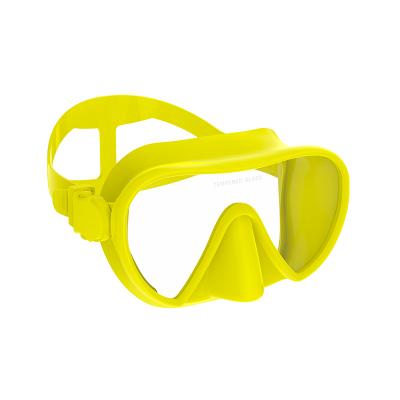 China PC Material Adult Diving Mask Waterproof Scuba Diving Snorkeling Mask Multicolored for sale