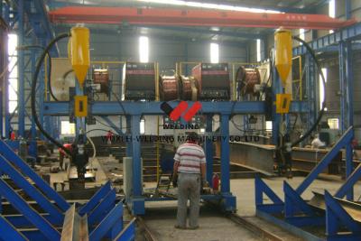 Cina Linea di produzione automatica del fascio del saldatore H macchina per la saldatura del fascio T/di H in vendita