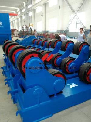 Cina rotatore della saldatura del tubo della nave 40T con il rullo di gomma, rotatori d'allineamento di auto ad alta velocità in vendita