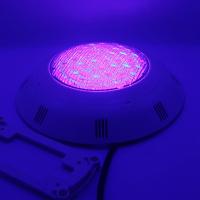 China Plastic Wall Mounted Flat RGB Pool Lighting 36W 12V IP68 Waterproof for sale