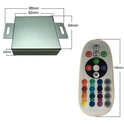 Cina Regoli il regolatore materiale d'acciaio di luminosità 24mm la rf RGB in vendita