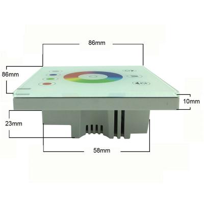 Cina Montaggi della luce dello stagno 0.2kg del regolatore 15m di tocco RGBW in vendita