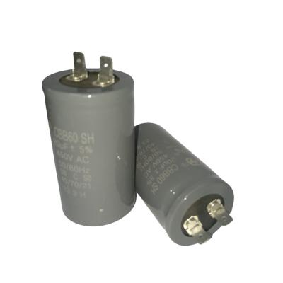 中国 CBB60 450V 20mfd 水ポンプモーターコンデンサ 螺栓付き 販売のため