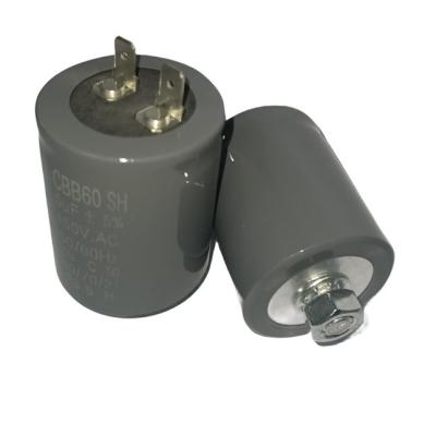Cina 5.0mfd condensatore motore di pompa d'acqua CBB60 450V 50/60Hz con due terminali di connessione rapida in vendita