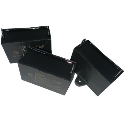 Cina CBB61 450V 10mfd condizionatore d'aria condensatore ventilatore due terminali a connessione rapida S3 SH classe B in vendita