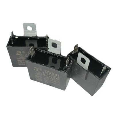 Cina CBB61 450V 2.5UF AC Run Motor Capacitor Tavolo Ventilatore Capacitore 10000 ore Auto-guarigione in vendita