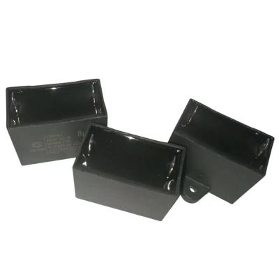 中国 CBB61 モータースタート 走行コンデンサ 450V 8.0UF ファンのコンデンサ フロント ラグ 10000 時間 販売のため