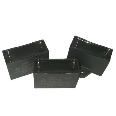中国 CBB61 450V 2.0UF ランコンダッシター ファン コンダッシター ブラック エポキシ樹脂 Bクラス 187 端末 販売のため