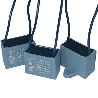 Cina CBB61 450V 3.0UF 100 Lunghezza di linea AC Motor Capacitor Classe B S3 in vendita
