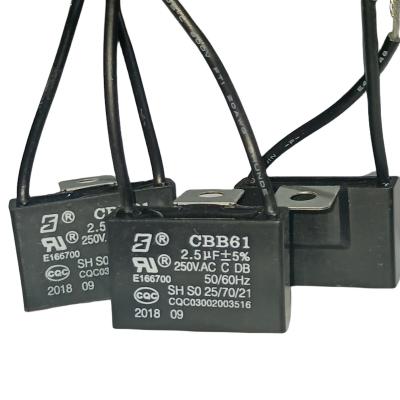 中国 CBB61 250V 2.5UF エアコン コンデンサター 販売のため