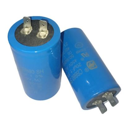 Cina 1.5hp Pompa d'acqua Motore di riscaldamento a induzione Condensatore CBB60 450V 20mfd S2 in vendita