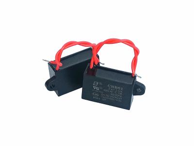 Cina 2UF Condensatore personalizzato 450V CBB61 Condensatore con orecchie laterali in vendita