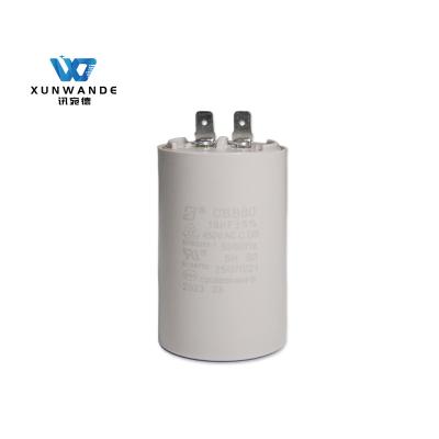 Китай Рабочий конденсатор CBB60 450V 18UF Конденсатор насоса Два терминала быстрого подключения продается