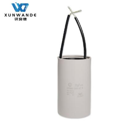 Китай CBB60 250V 20UF AC Запускный конденсатор 10000 часов Проводный конденсатор класса B продается