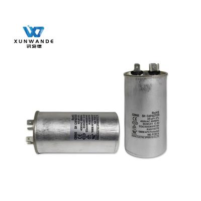 Cina CBB65 45uF 450v AC Motor Capacitor ROHS Classe C 3000 ore Protetto 10000AFC SH S2 in vendita