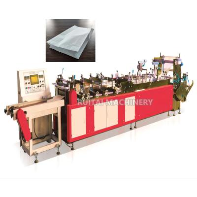China PE/PP/Pe-coated paper center (middle) bottom sealing bags making machine for sale