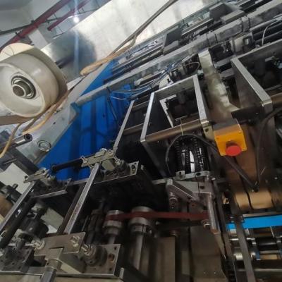 China Automatic Square Bottom Carry / Handle Paper / Kraft Bag Making Machine-Twist Handle Paper Bag for sale