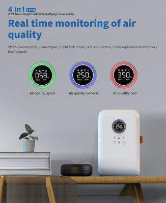 Cina HOMEFISH Filtro Hepa Purificatore d' aria per uso domestico Umidificatore ionico 400ml in vendita