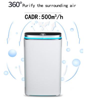 China Homefish 500m3/H Household HEPA Air Purifier TUYA WIFI APP CONTROL for sale