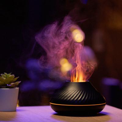 China Hot Sell Diffuser Fragrance Oil USB Air Perfume Humidifier Aroma Diffuser Essential Oil Diffuser With 7 Colorful Lights For Home for sale