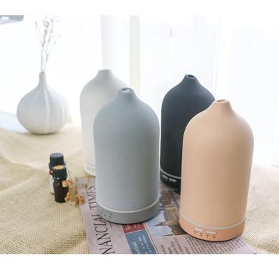China Homefish Ceramic Ultrasonic Aroma Diffuser With Led Light Essential Oil Perfume Diffuse Geurverspreider Diffuseur de per for sale