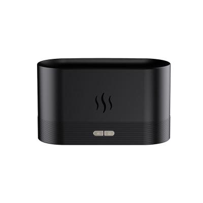 China HOMEFISH ABS PP Ultrasonic Aroma Humidifier Flame Aromatherapy Machine 180ml for sale