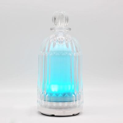 Cina HOMEFISH OEM Dropshipping Umidificatore di vetro multicolore da 120 ml Diffusore di olio essenziale Diffusore di profumo in vendita