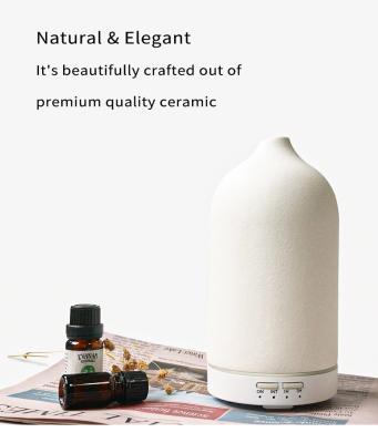 China Homefish Defuser Aroma Diffuser Wholesale 2022 Hot Sell 5 Colors Ultrasonic Diffuser Humidifier Aroma Oil Ceramic Diffuser for sale