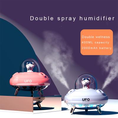 중국 무선 재충전 400ml UFO 우주비행사 수습기 USB 5V 판매용