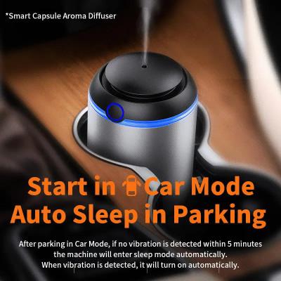 China Aromatherapy Fragrance Essential Oil Diffuser Mini Intelligent Control Scent Diffuser Portable USB Smart Capsule Aroma Diffuser for sale