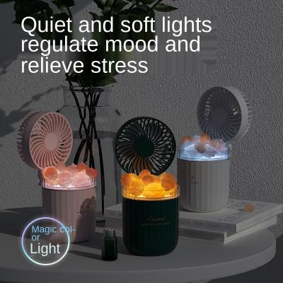 Chine Humidificateur de pierre de sel de l' Himalaya rechargeable 380 ml avec ventilateur à vendre