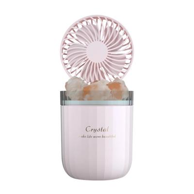 Chine Humidificateur de pierre de sel de l' Himalaya rechargeable 380 ml avec ventilateur à vendre