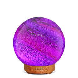 Chine HOMEFISH 3D Glass Design Diffuseurs d' huiles essentielles Planète Humidificateur 120ml à vendre
