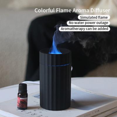 China HOMEFISH Household Portable Aroma Diffuser Flame Car Diffuser Humidifier 100ml for sale