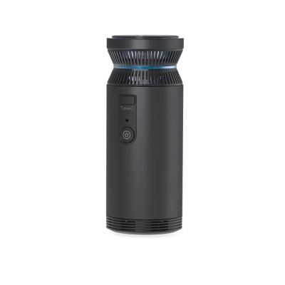 China Integrated Aluminum Alloy Car Air Purifier Intelligent Control Ozone Generator Anion Technology Mini Portable Air Humidifier for sale