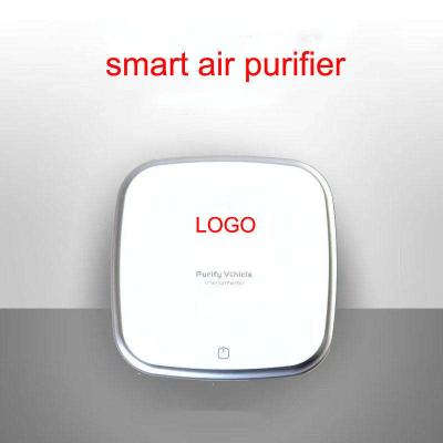 China HOMEFISH ABS Hepa Filter Car Air Purifier DC5V With Led Light for sale