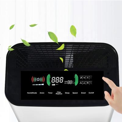 China Homefish OEM Purificador De Ar Luftreiniger UVC Hepa Filter 2021 Air Purifier With Humidifying Function Air Purifier for sale