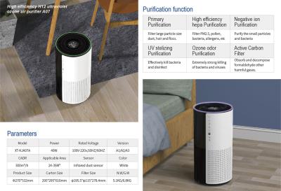 Cina Homefish OEM Luchtreiniger Purificatore d'aria all'ingrosso Smart Hepa Purificador De Aire UVC Purificateurd Wifi Purificatore d'aria Tuya in vendita