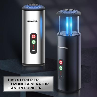 China HOMEFISH Ozone Generator Car Air Purifier 50mg/H UV Sterilization for sale