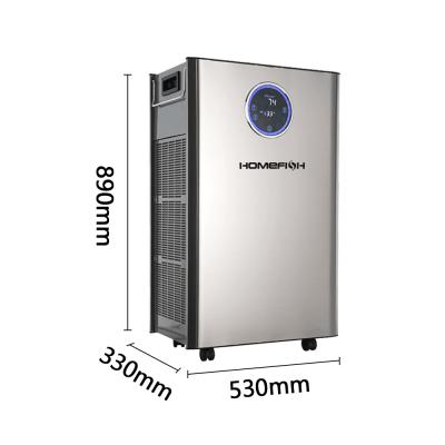 Cina Homefish Oem Luftreiniger Cadr 900M3/H Ionizzatore Ozone Pm2.5 Hava Photocatalyst Hepa Filter Wifi App Uv Purificatore d'aria per grandi stanze in vendita