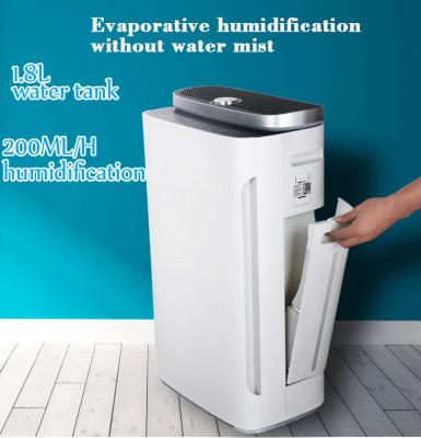 China HOMEFISH OEM Air Purifier Large Ionizer Carbon Washer Pembersih Udara Large Room Best H13 Hepa Filter Smart Wifi Air Purifier for sale